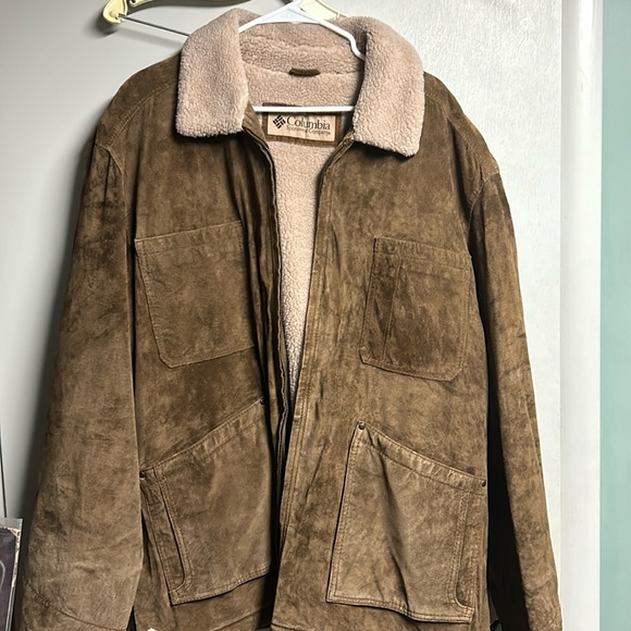 Columbia | Jackets & Coats | New Mens Columbia Suede Jacket With Sherpa Inside | Poshmark